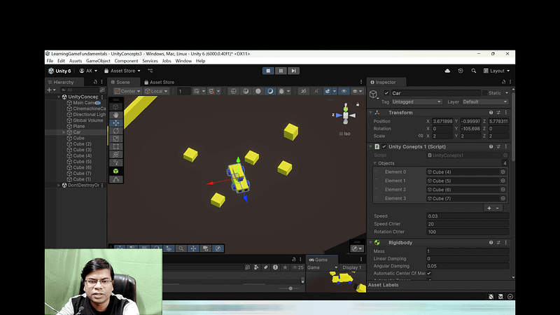 Unity Game Development Course - arvind web