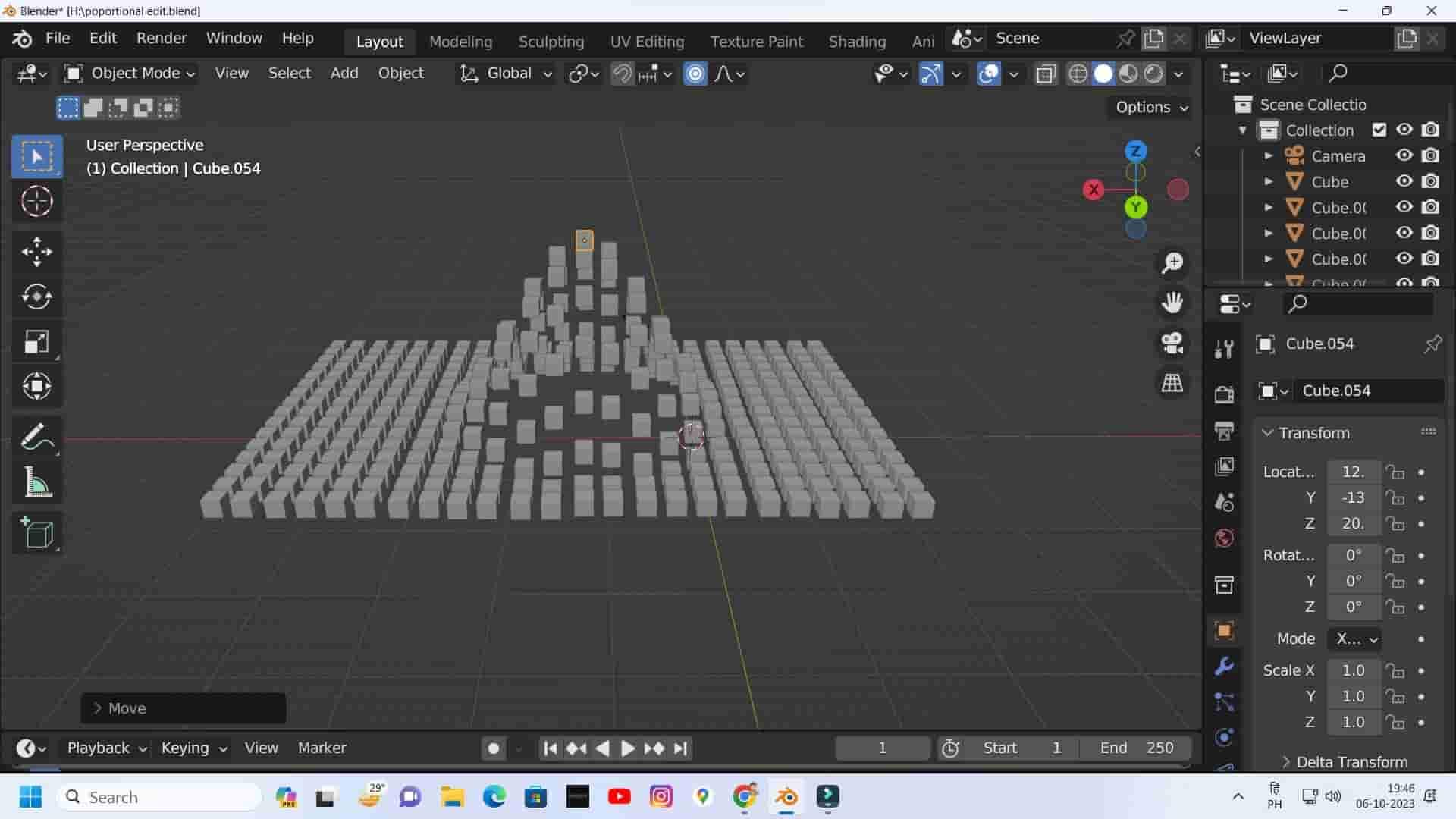 Animation Using Blender